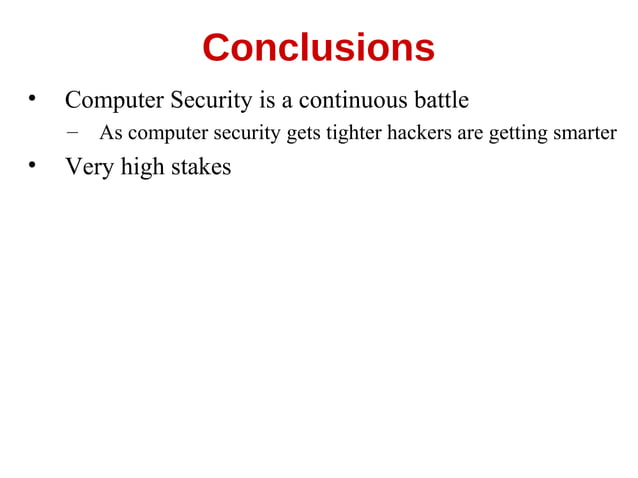 Computer Security | PPT