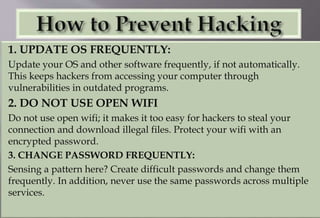 Hacking,History Of Hacking,Types of Hacking,Types Of Hackers,Cyber Laws ...