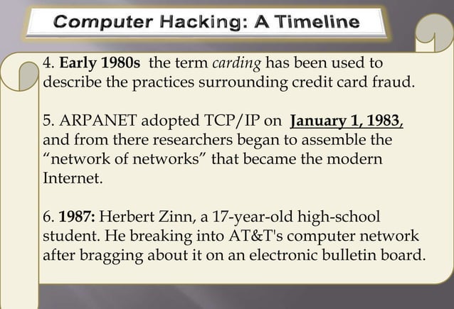 Hacking,History Of Hacking,Types of Hacking,Types Of Hackers,Cyber Laws for Hacking | PPT