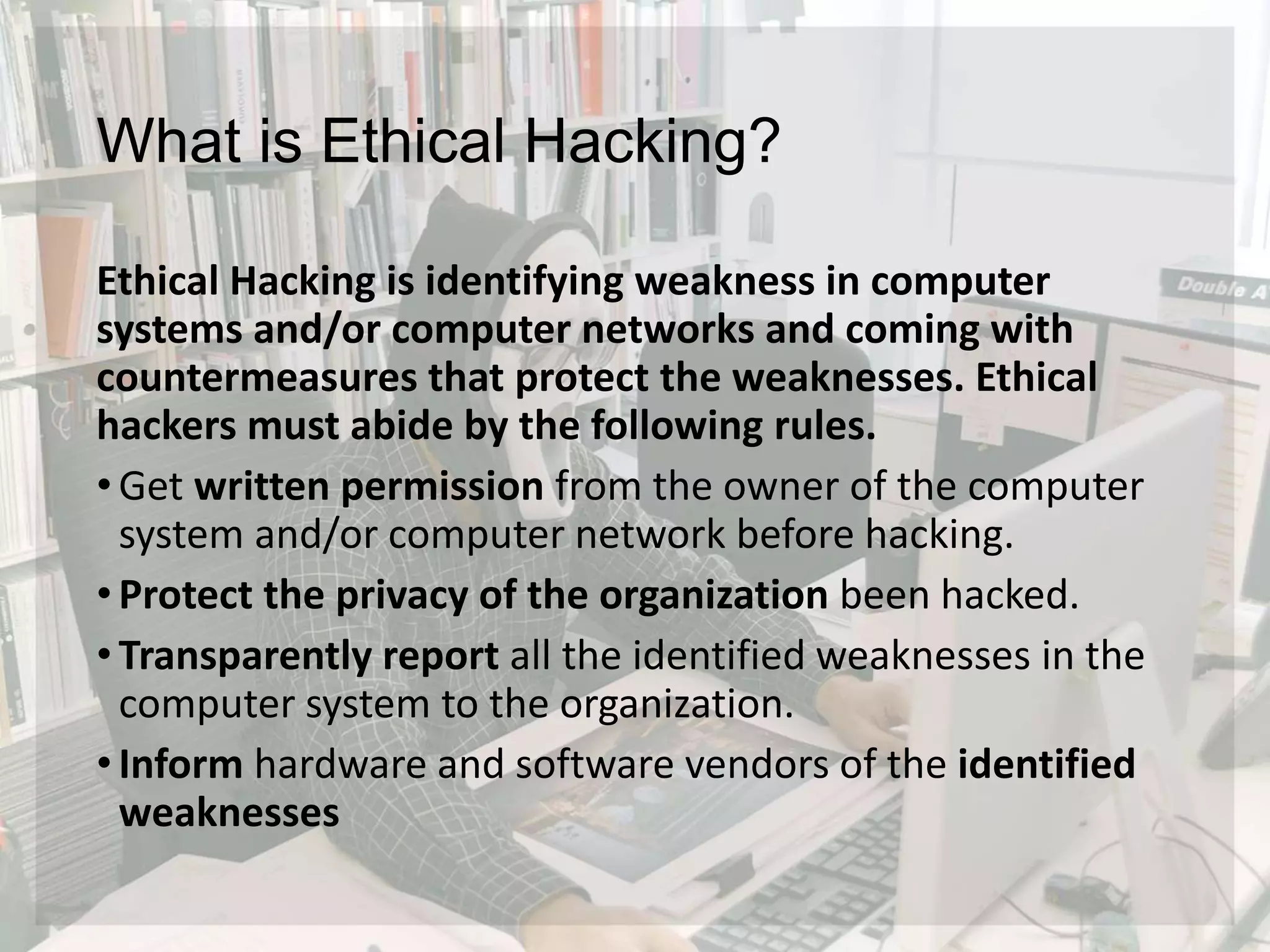 Hacking and its terms | PPT
