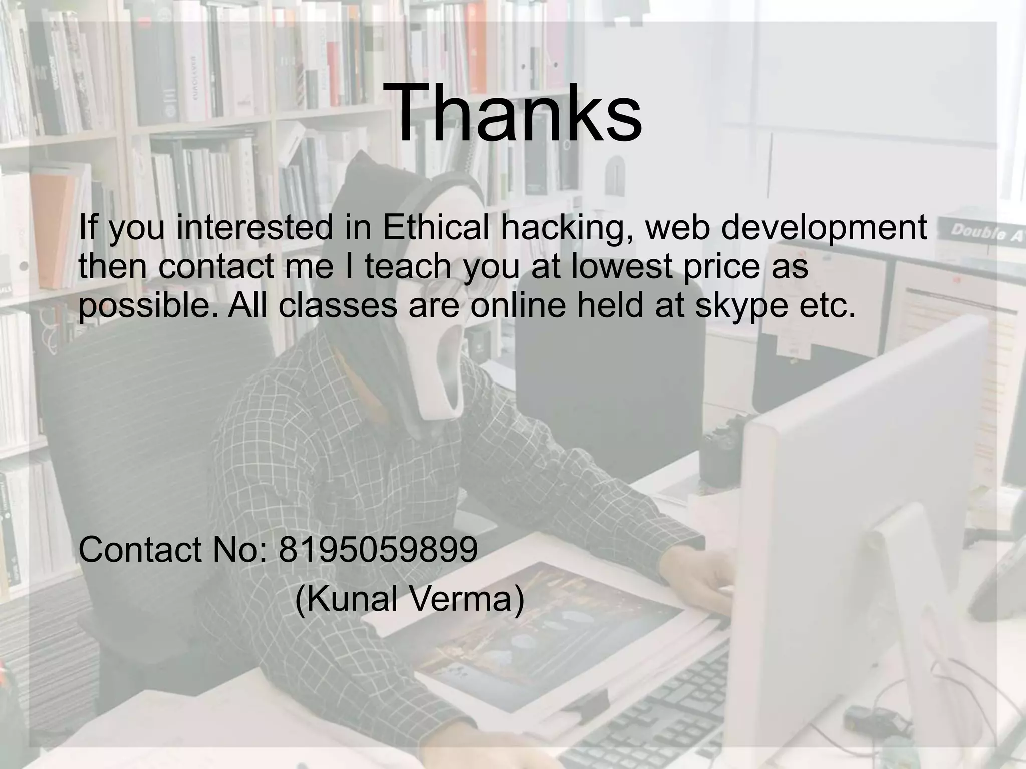 Hacking and its terms | PPT