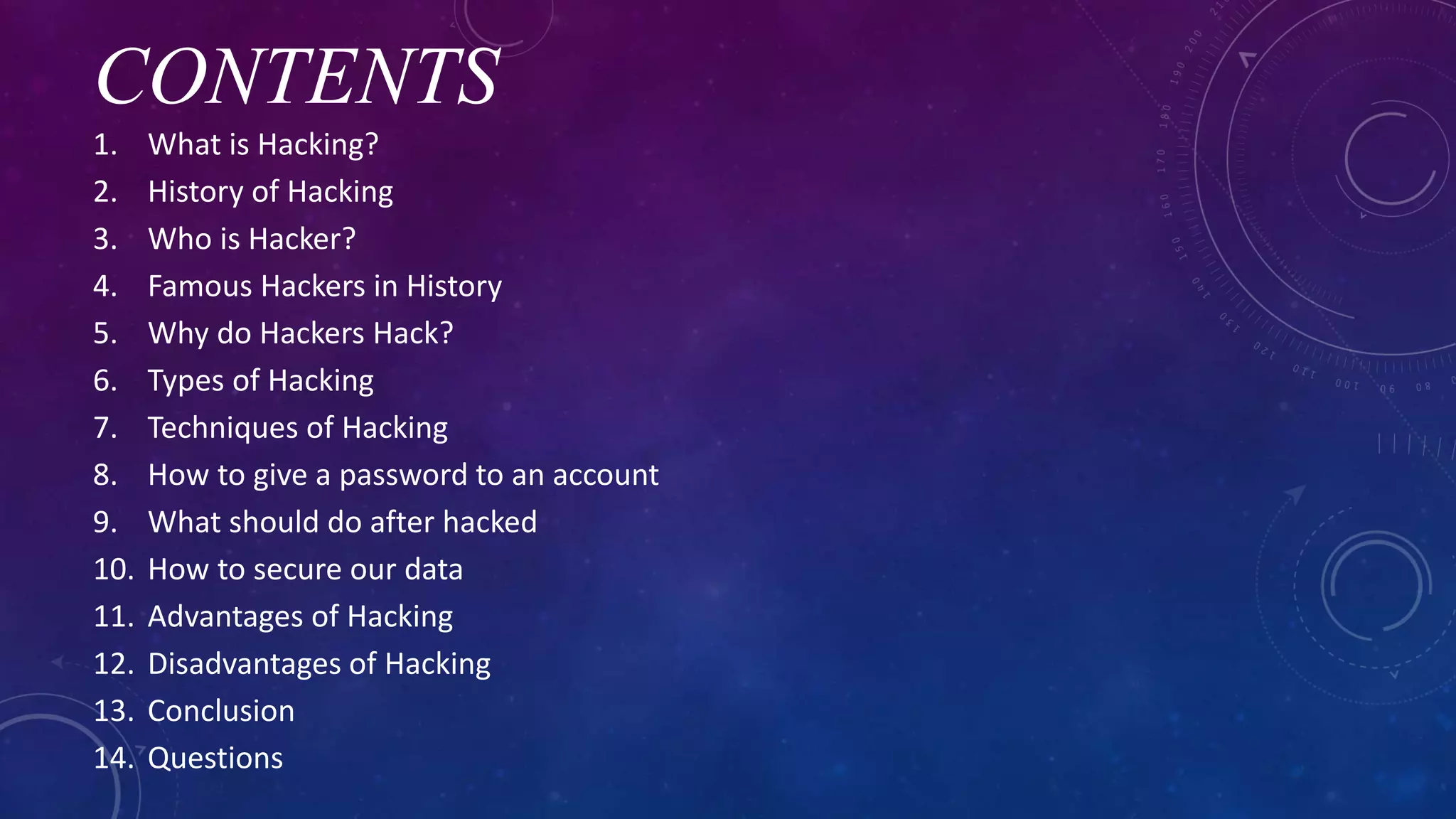 Hacking- Ethical/ Non-ethical, Cyber Security. | PPT