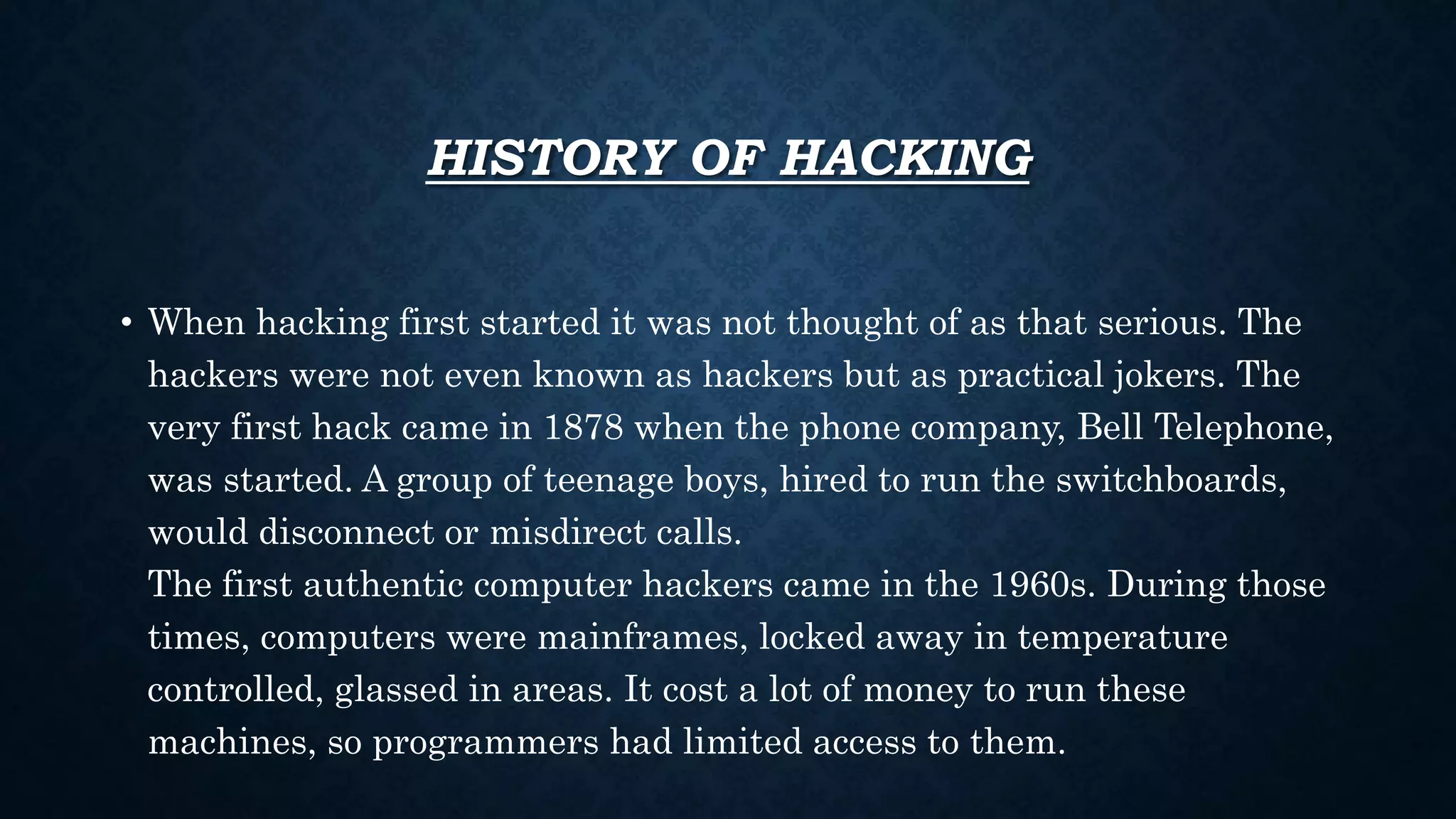 Hacking | PPTX