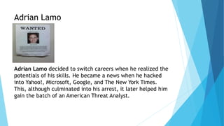 Hacking.pptx | Computing | Technology & Computing