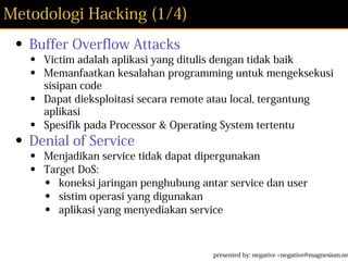 Hacking and-defense | PPT