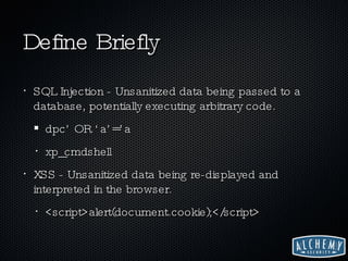 StartPad Countdown 2 - Startup Security: Hacking and Compliance in a Web 2.0 World | PPT | Web ...