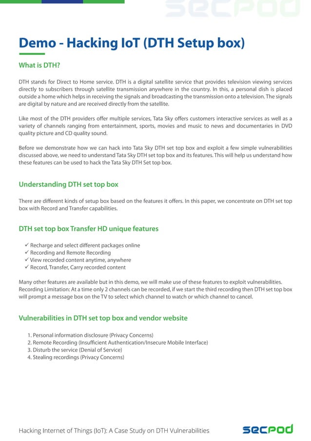 Hacking Internet of Things (IoT) | PDF