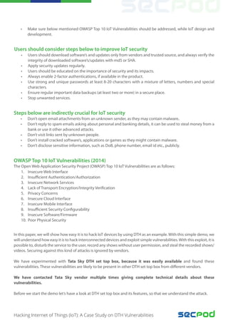 Hacking Internet of Things (IoT) | PDF