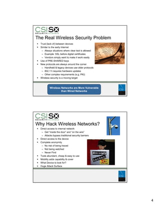 Hacking the Invisible Network: What You Don t See Can Kill You | PPT