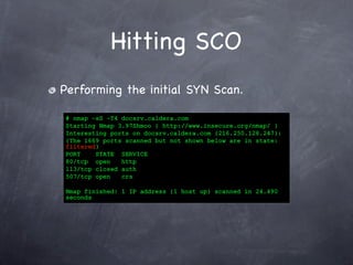 Hacking With Nmap - Scanning Techniques | PDF