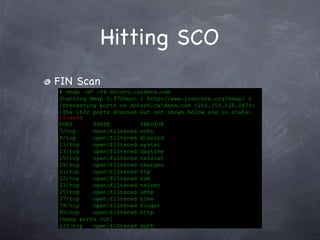 Hacking With Nmap - Scanning Techniques | PDF
