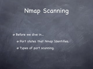 Hacking With Nmap - Scanning Techniques | PDF
