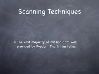 Hacking With Nmap - Scanning Techniques | PDF