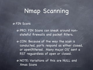 Hacking With Nmap - Scanning Techniques | PDF