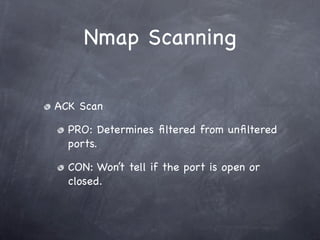 Hacking With Nmap - Scanning Techniques | PDF