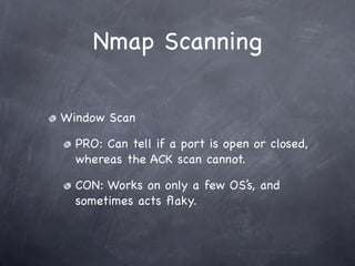 Hacking With Nmap - Scanning Techniques | PDF