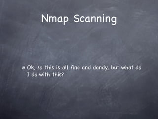 Hacking With Nmap - Scanning Techniques | PDF