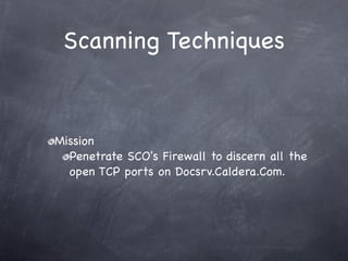 Hacking With Nmap - Scanning Techniques | PDF