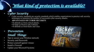 Hacking a cause of cyber crime final | PPTX