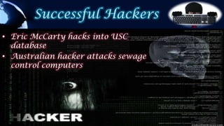 Hacking a cause of cyber crime final | PPTX