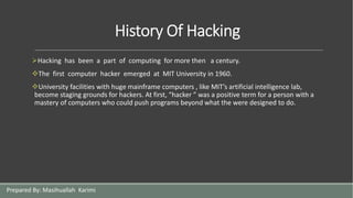 Hacking and Ethical Hacking | PPT