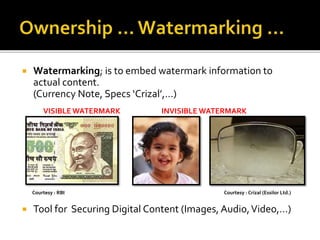 Hacking and Watermarking | PPT