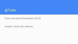 Hacking Aaway with ionic | PPT