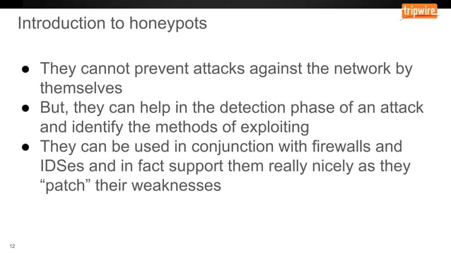 Threat Intelligence from Honeypots for Active Defense | PPT
