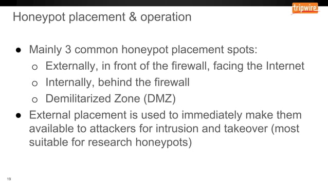 Threat Intelligence from Honeypots for Active Defense | PPT