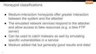 Threat Intelligence from Honeypots for Active Defense | PPT