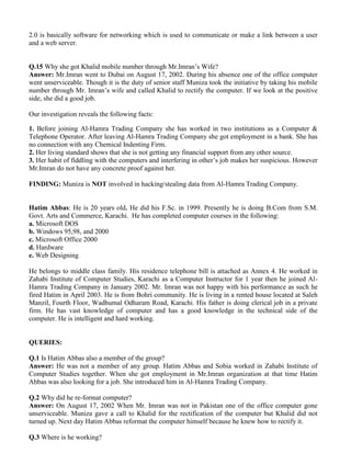 Hacking case report al hamra trading company | PDF