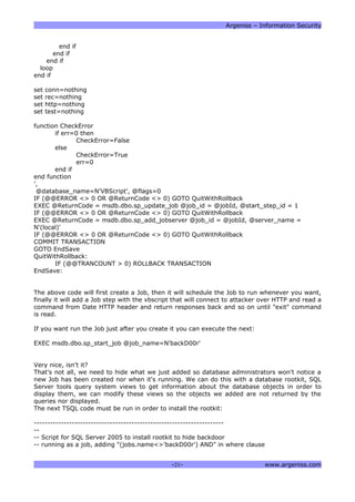 Hacking databases | PDF