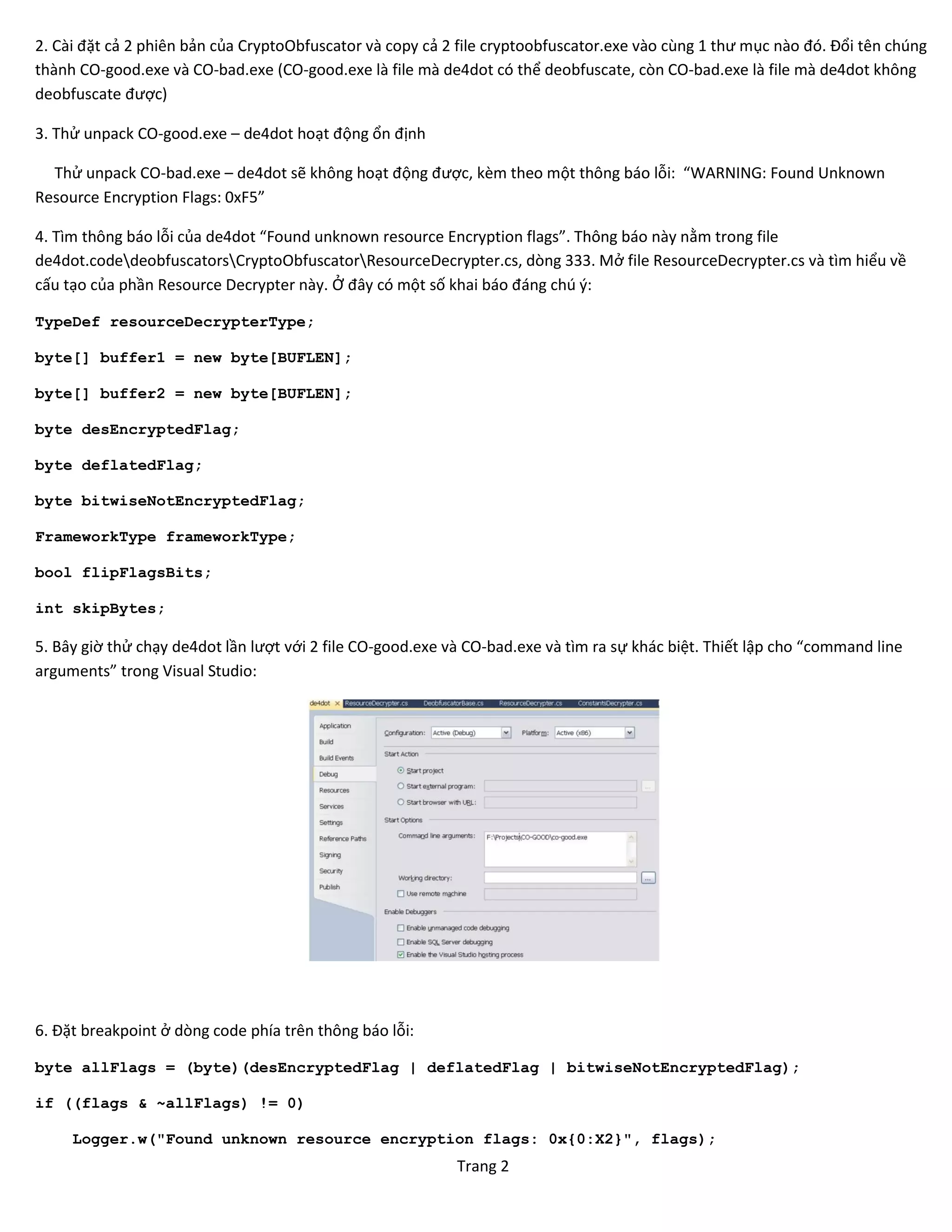 Hacking de4dot for fun - Bài dịch | PDF