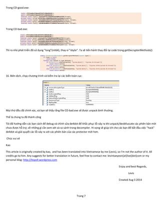 Hacking de4dot for fun - Bài dịch | PDF