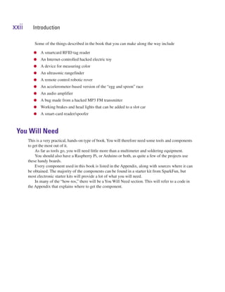 Hacking electronics learning electronics con arduino por simon monk | PDF