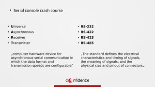 CONFidence 2017: Hacking embedded with OpenWrt (Vladimir Mitiouchev) | PPT | Free Download