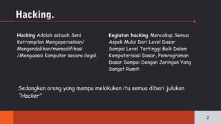 Hacking for dummies | PPT