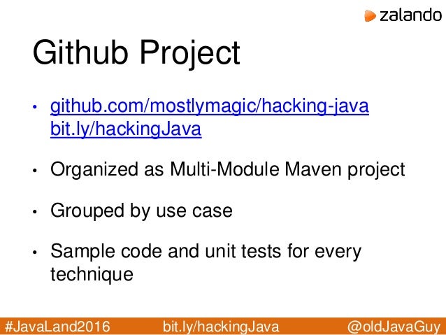 Hacking Java Javaland2016