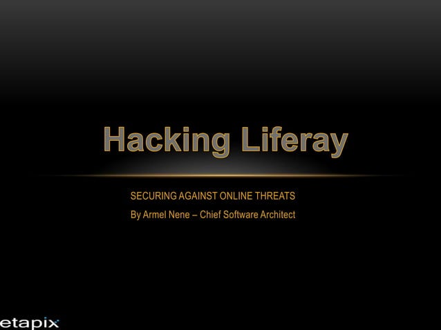 Hacking liferay | PPT