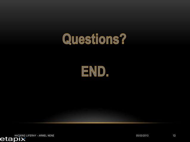 Hacking liferay | PPT