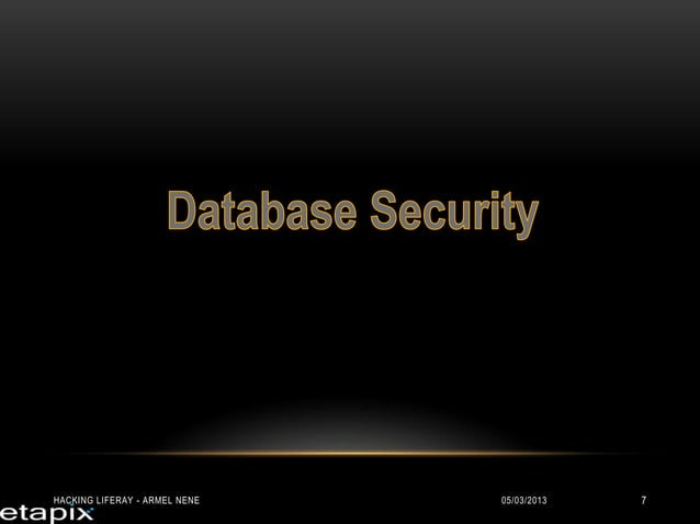 Hacking liferay | PPT
