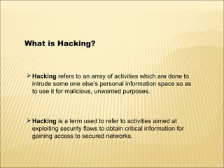Hacking | PPT