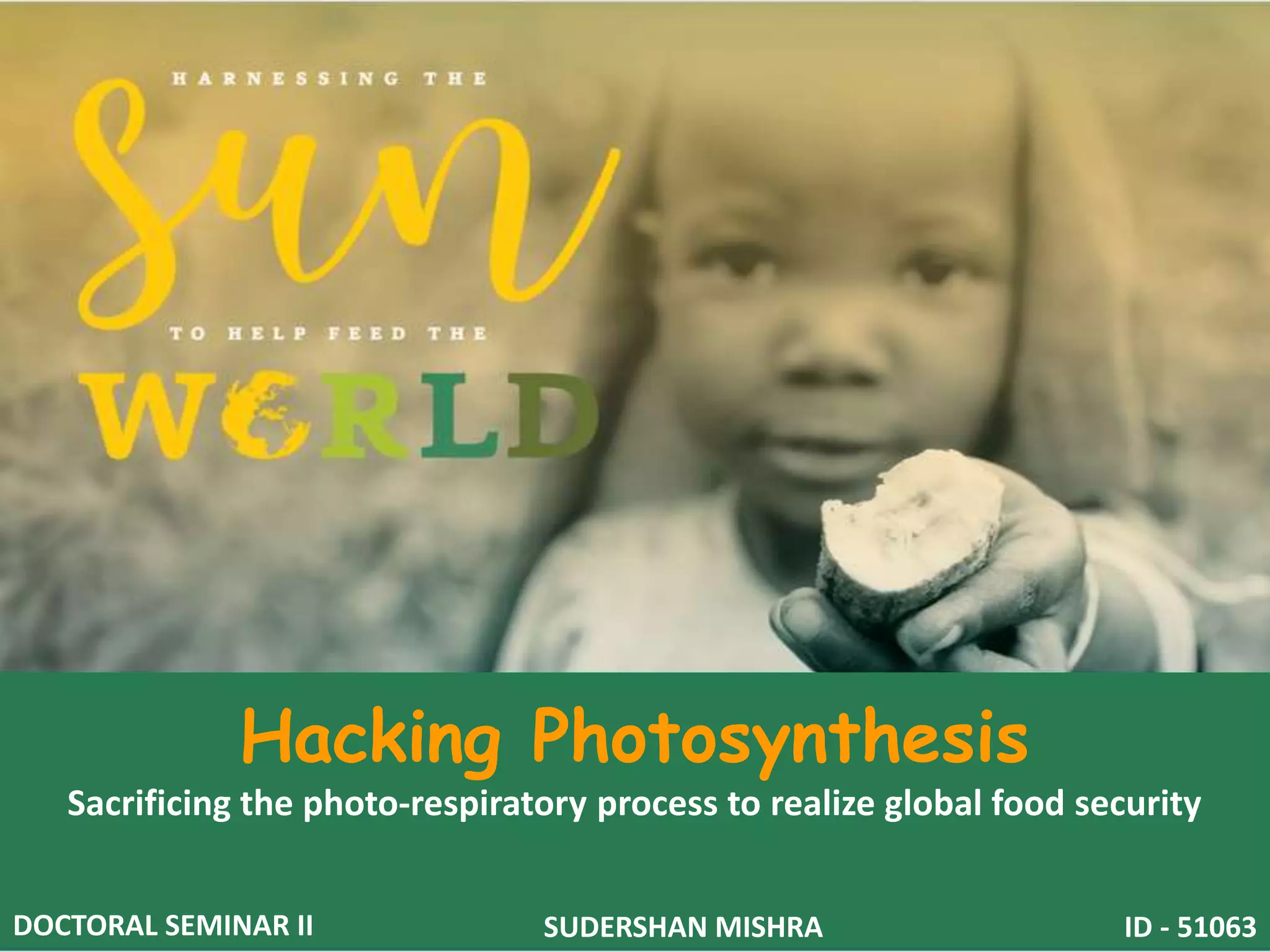 Hacking photosynthesis | PPTX | Agriculture | Industries
