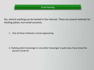 Hacking ppt | PPTX