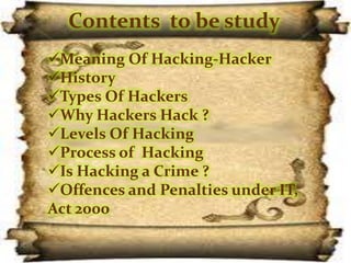 Ethical Hacking | PPT