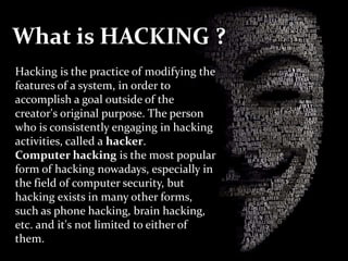 Ethical Hacking | PPT