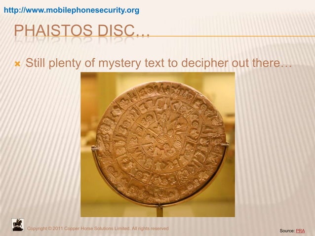 Hacking Roman Codes with Mobile Phones | PPTX