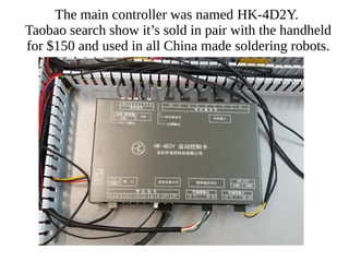 Hacking Soldering Robot with TERES-I DIY laptop | ODP