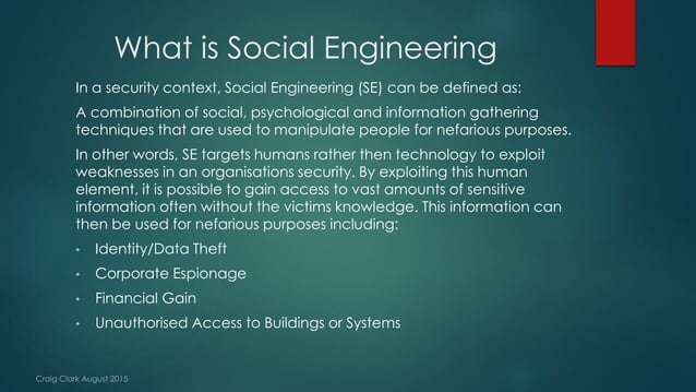 Hacking the Helpdesk: Social Engineering Risks | PPT
